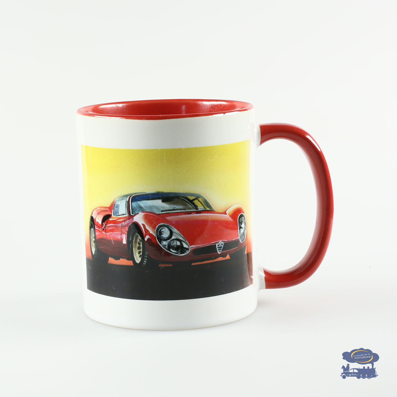 Alfa Romeo Stradale, Mug Blanc / Rouge - AKILON