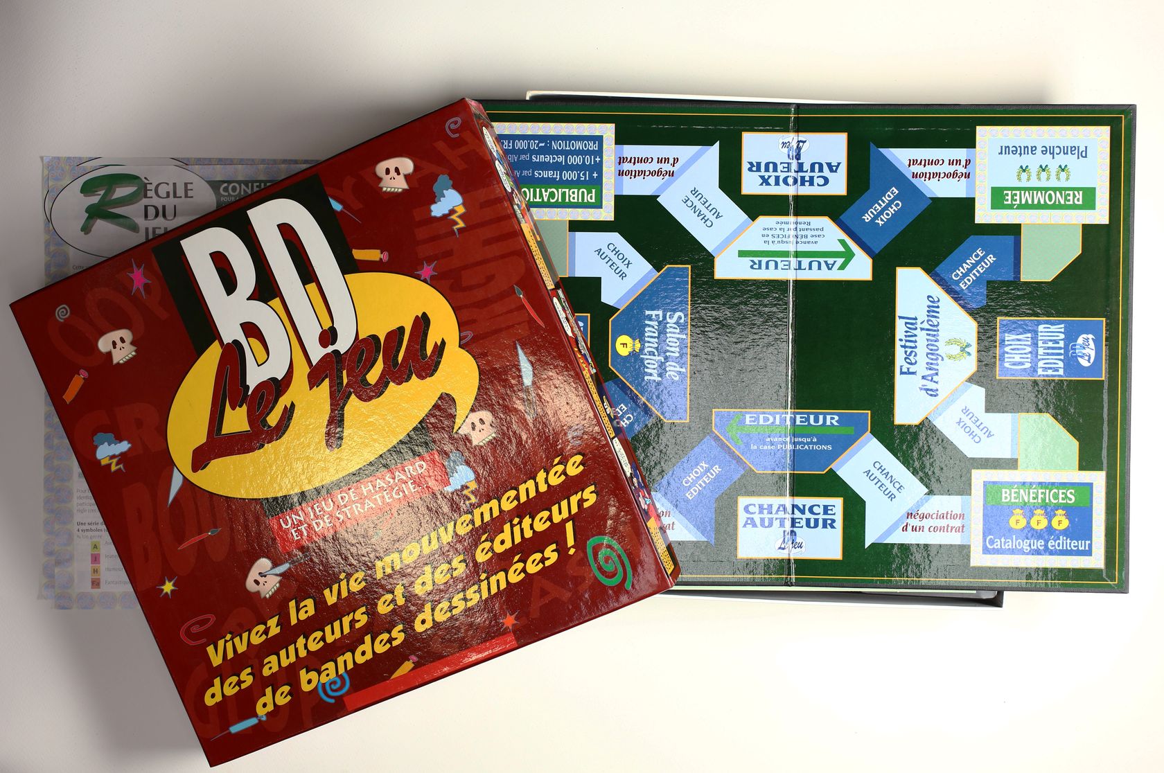 BD le jeu de hasard et de stratégie Dédicacé par Joseph Béhé AKILON