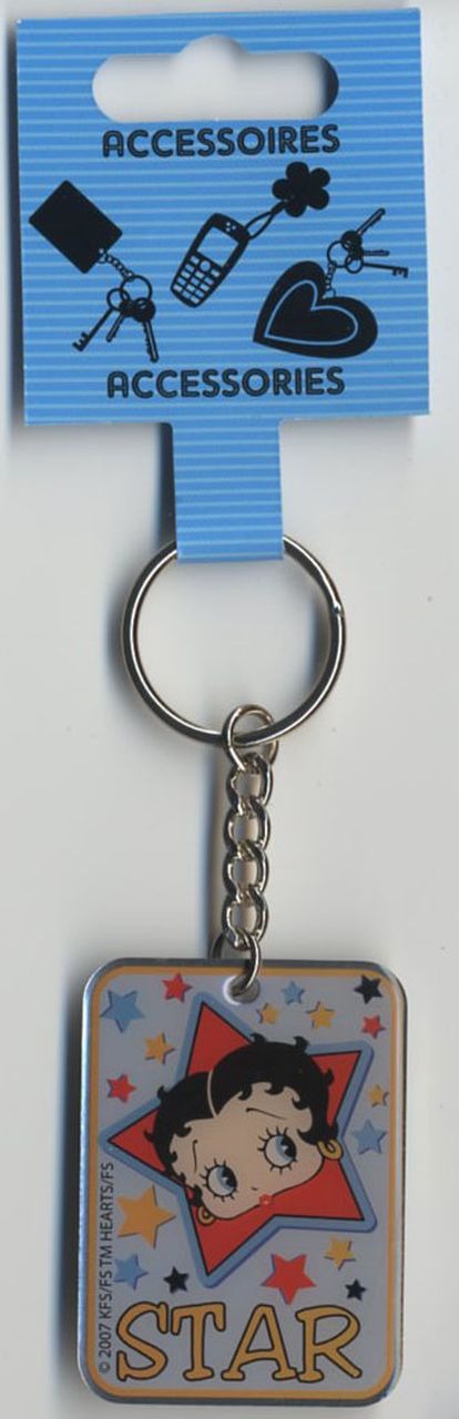 Betty Boop Porte-clé métal 'Star' - AKILON
