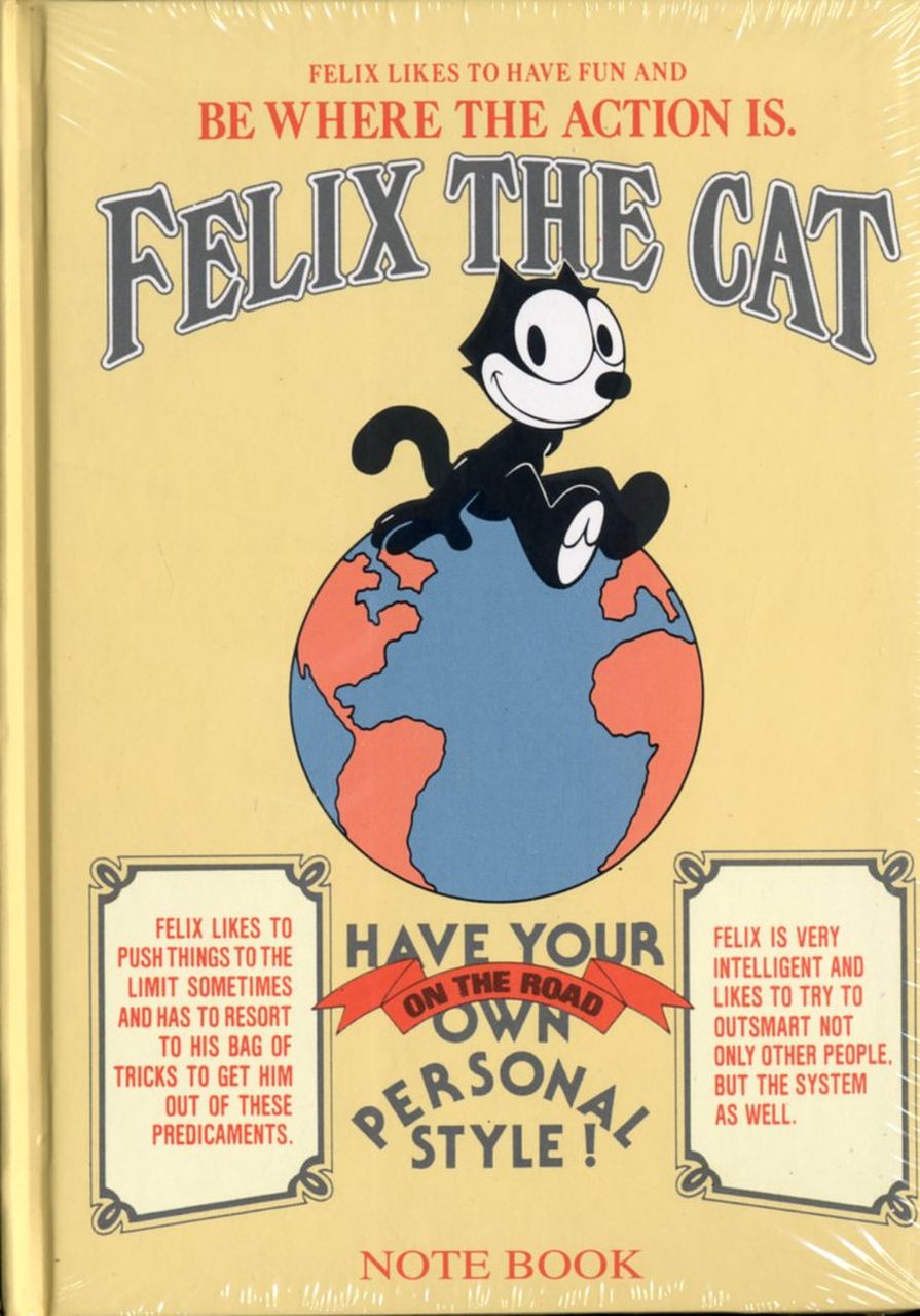 Félix le Chat, Note Book, Félix (Jaune) - AKILON