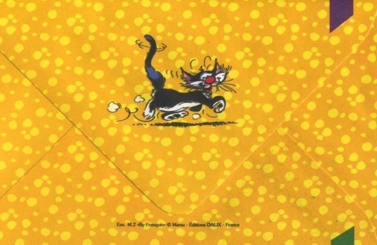 Gaston Lagaffe, Carte postale, Meilleurs Voeux ! Allez, du punch pour ...