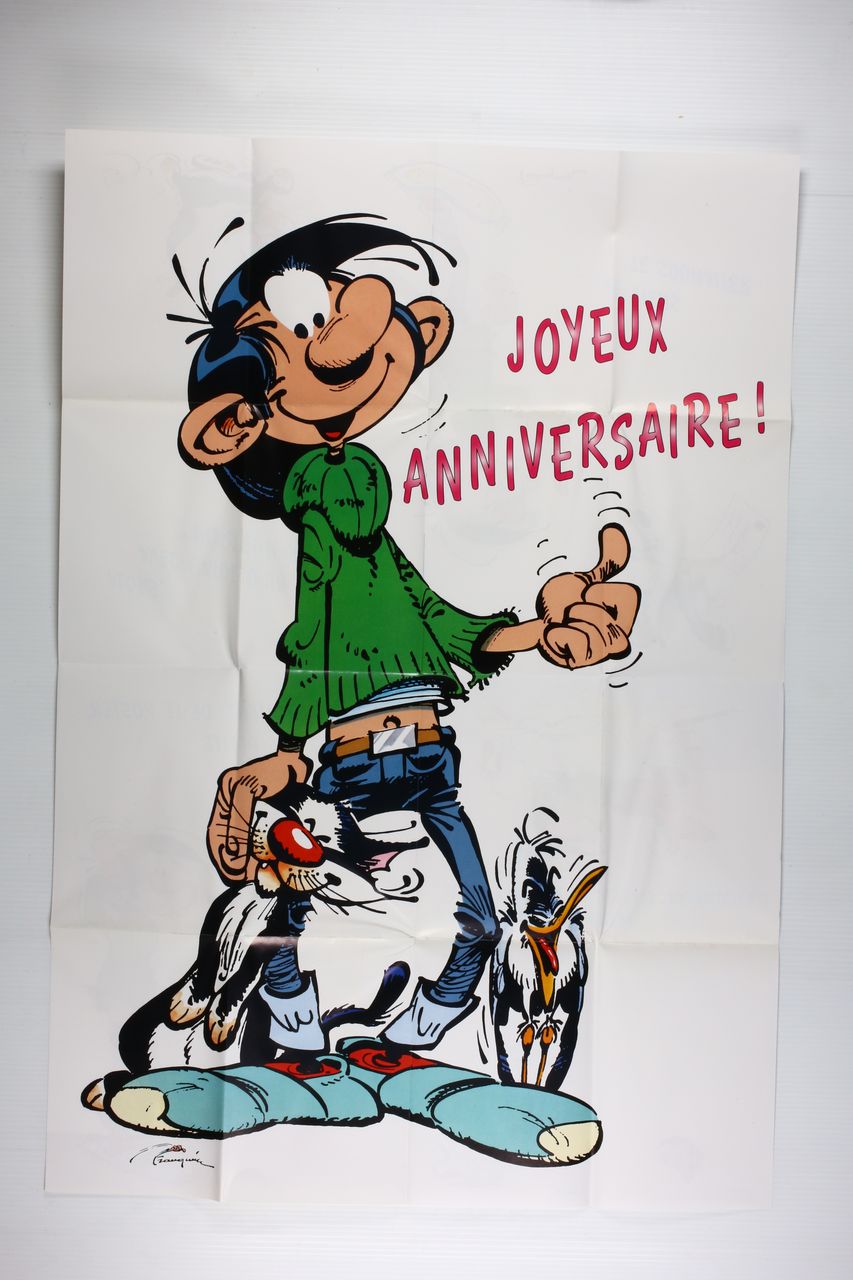 Gaston Lagaffe, Carte-Poster Anniversaire - Plutôt que de te passer un ...