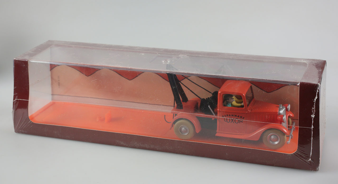 Hergé, En voiture Tintin, Le crabe aux pinces d'or, la dépanneuse ...