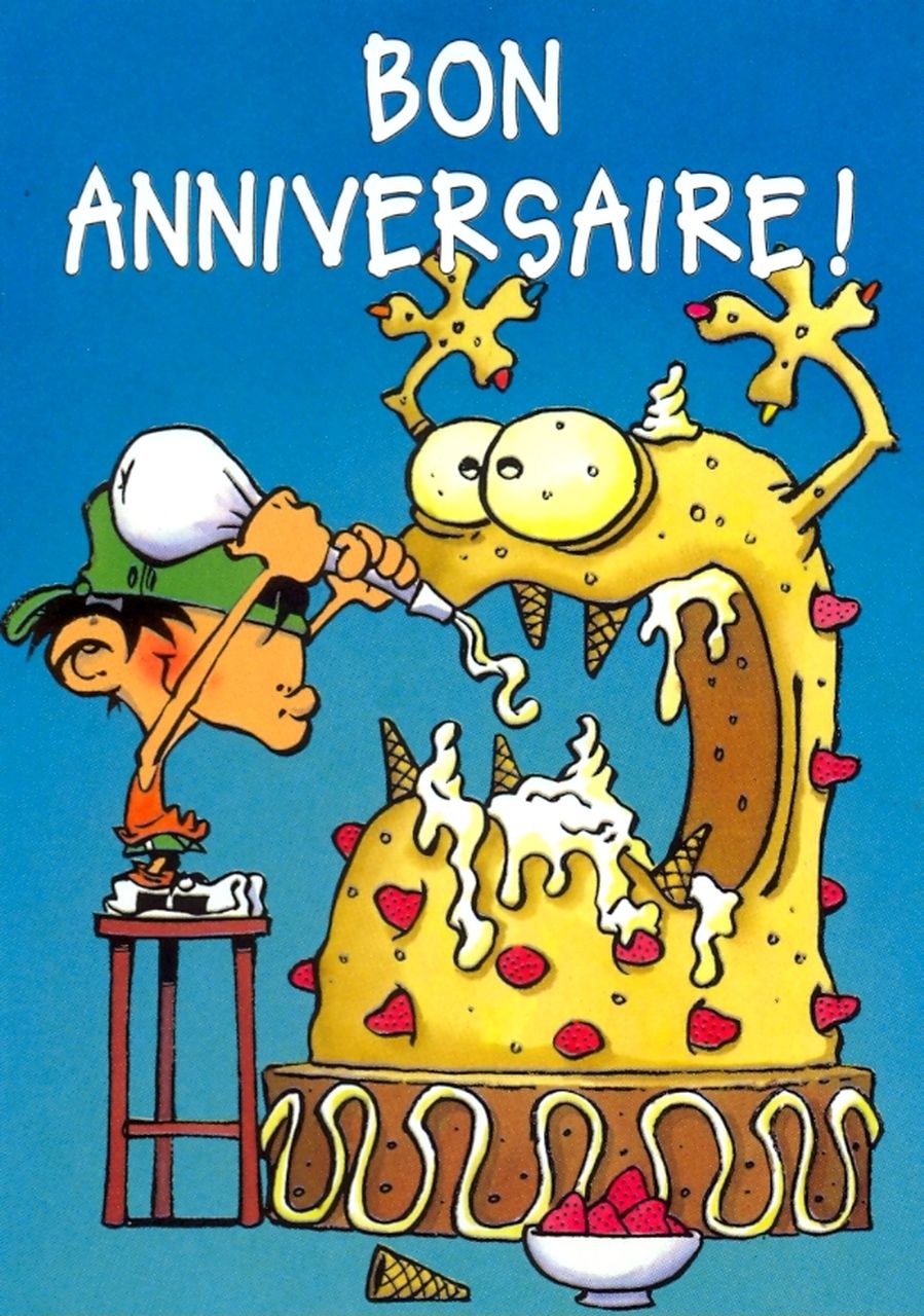 Kid Paddle : Carte Postale : Bon anniversaire ! - AKILON