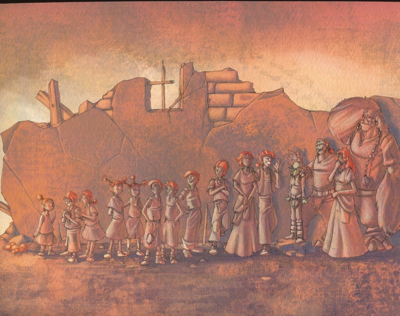 Labourot, Troll, Ex-libris offset, Famille - AKILON