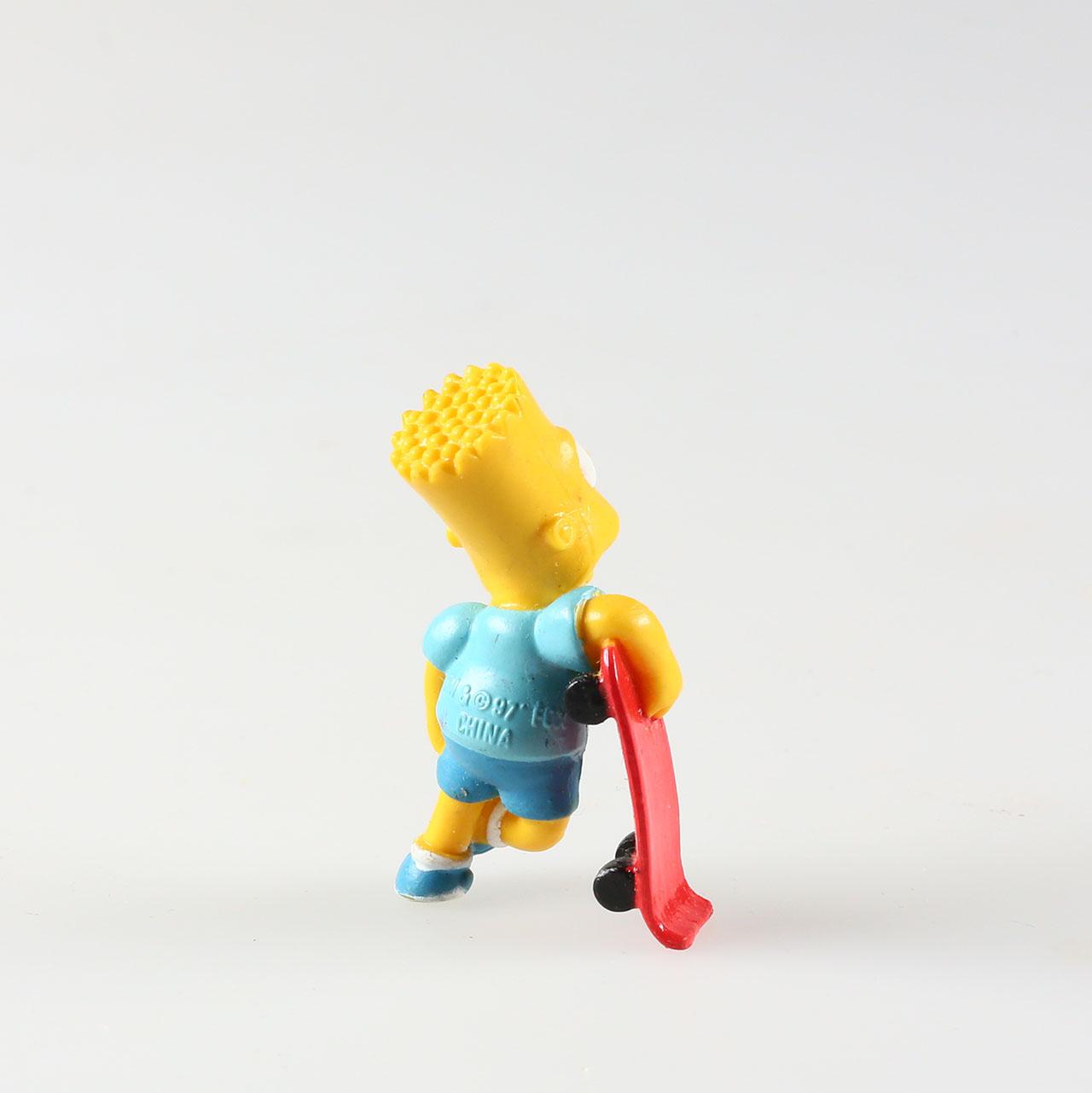 Les Simpsons, Figurine en pvc, Bart et son skate - AKILON
