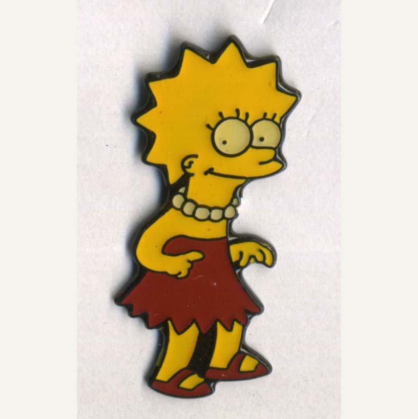 Les Simpsons, Pin's Démons & Merveilles, Lisa debout - AKILON