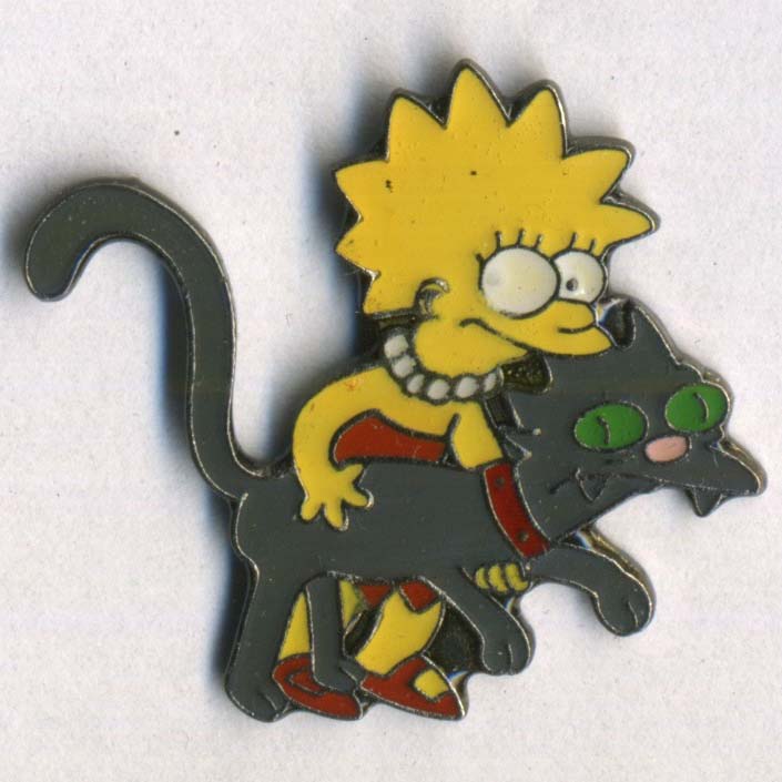 Les Simpsons, Pin's Démons & Merveilles, Lisa et Snow Ball - AKILON