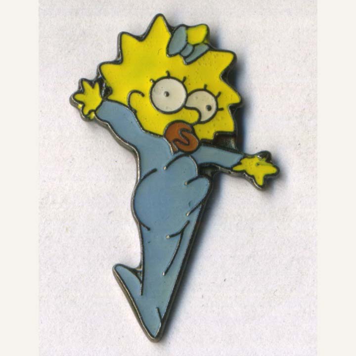 Les Simpsons, Pin's Démons & Merveilles, Maggie debout - AKILON
