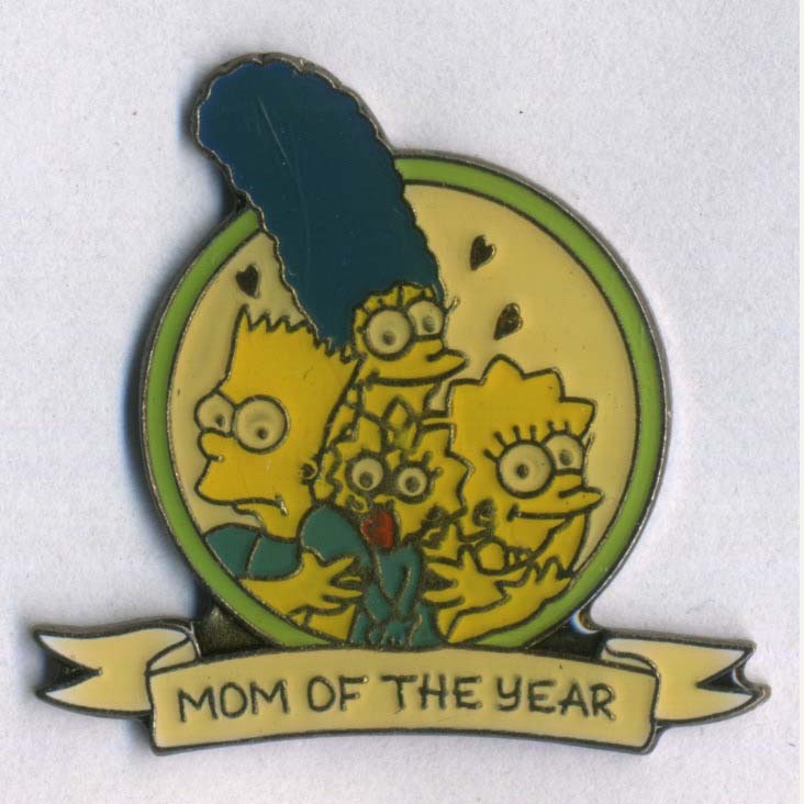 Pin's Les Simpsons Mom of the year : Démons et Merveilles - AKILON