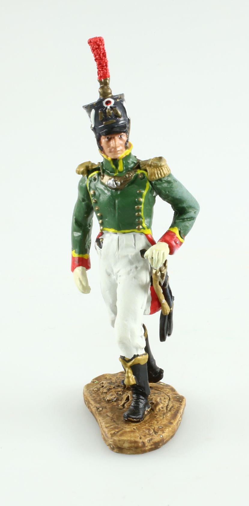 Napoléon, Figurine en métal, Lieutenant, Régiment de Flanqueurs ...