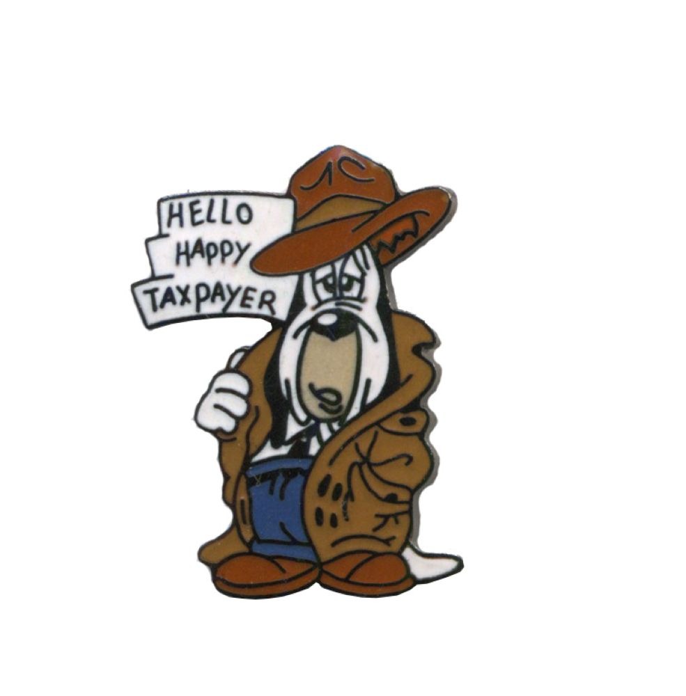 Pin's, Tex Avery, Démons & Merveilles, Droopy Hello happy taxpayer - AKILON