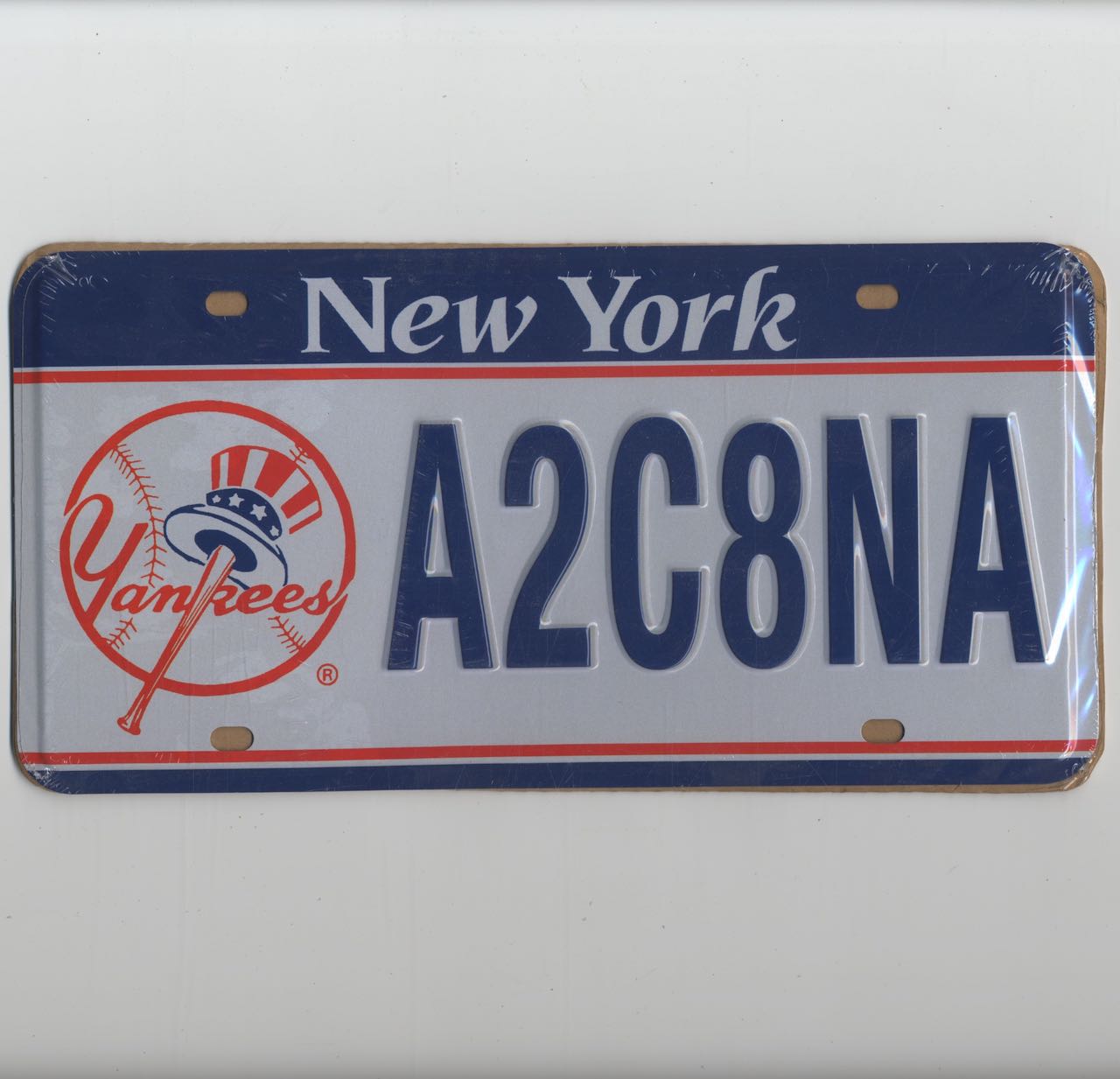 Plaque d'immatriculation américaine, NEW YORK Yankees - AKILON