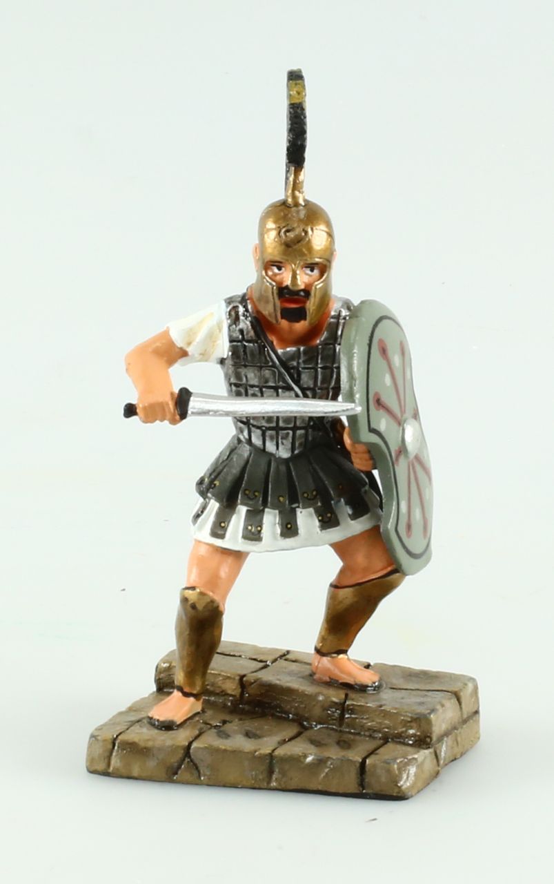 Rome et ses ennemis, Soldat Troyen, 12ème siècle, Figurine en métal 1/ ...