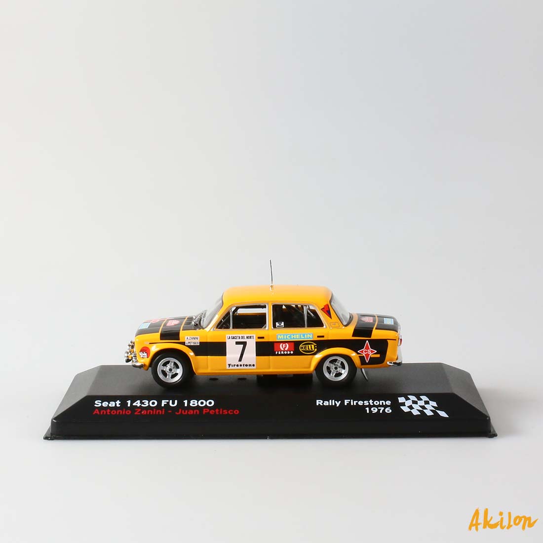 Seat 1430 FU 1800, Rallye de Firestone, 1976, Voiture miniature 1/43 ...