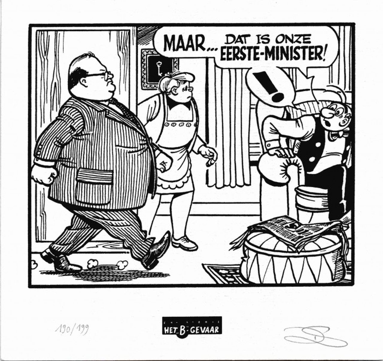 Stallaert, Sleen, Néron, Ex-libris sérigraphié signé, Le Premier ...