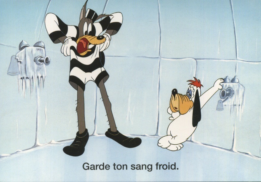 Tex Avery : Carte postale : Garde ton sang froid - AKILON