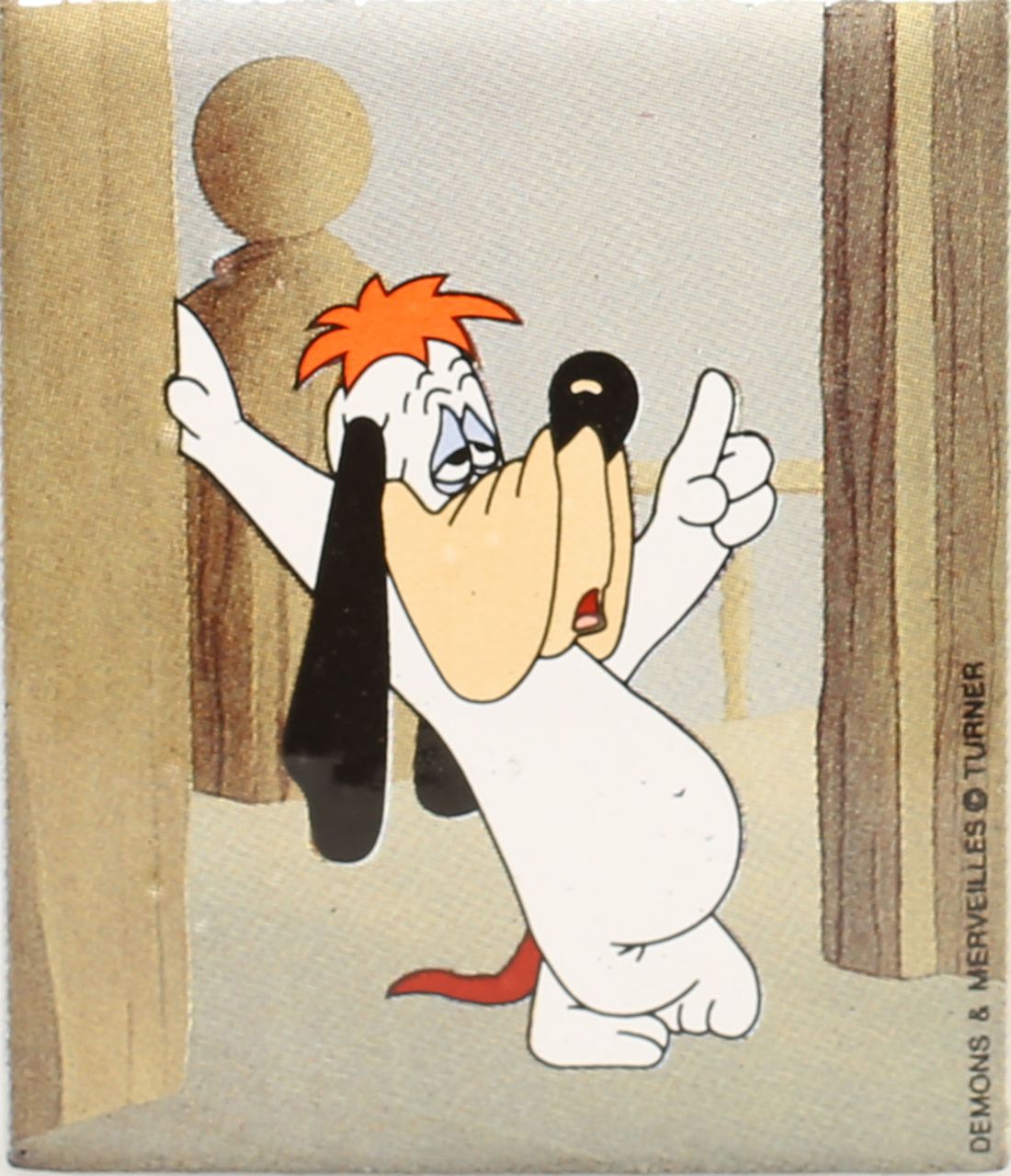 Tex Avery, Démons et Merveilles, Magnet en métal, Droopy appuyé - AKILON