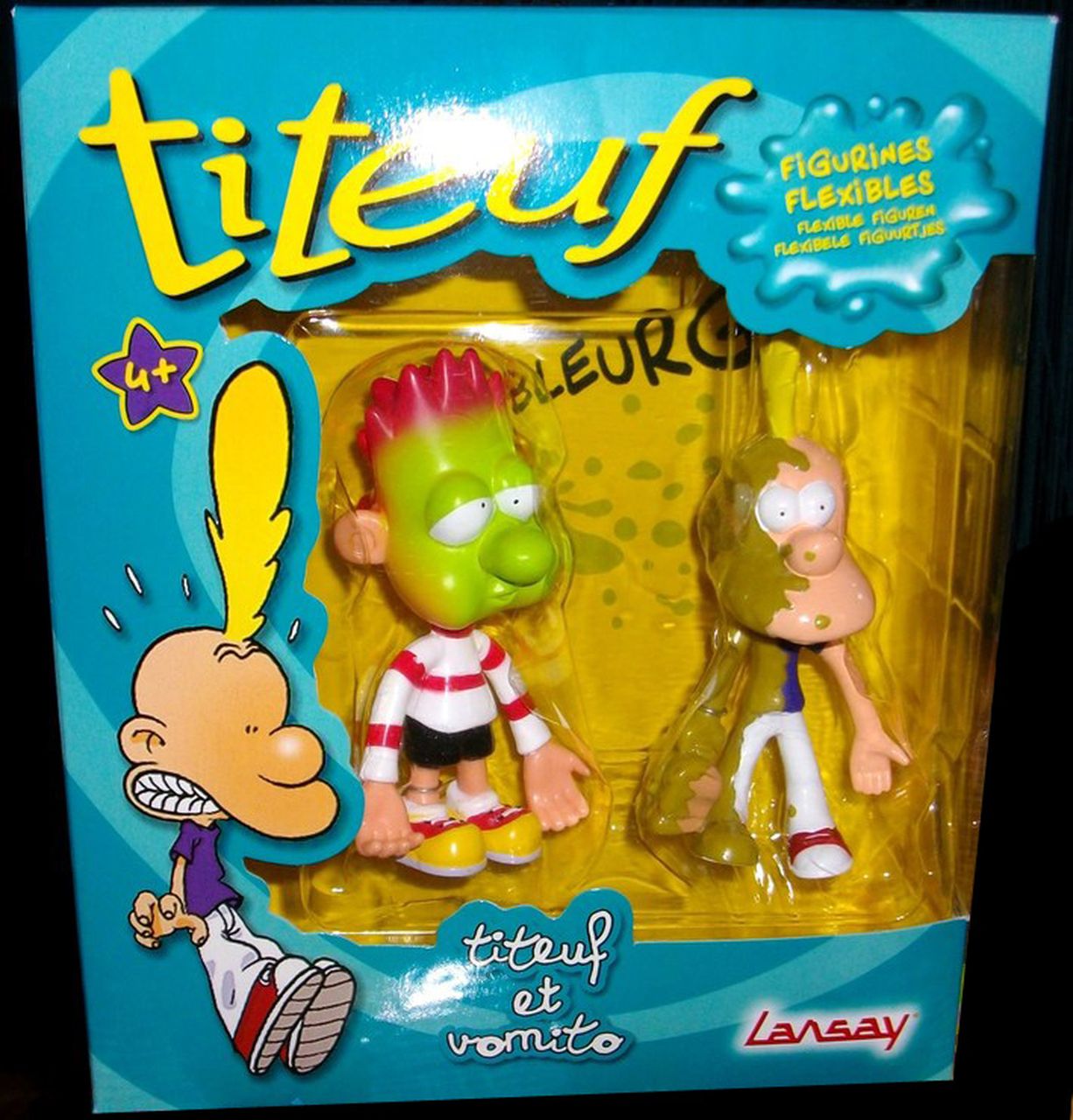Titeuf Figurines en plastique Titeuf et Vomito - AKILON