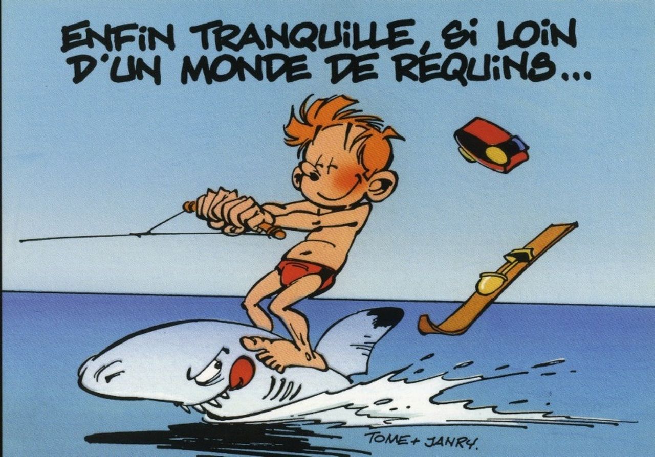 Tome et Janry, Spirou et Fantasio, Assortiment de 24 cartes postales ...