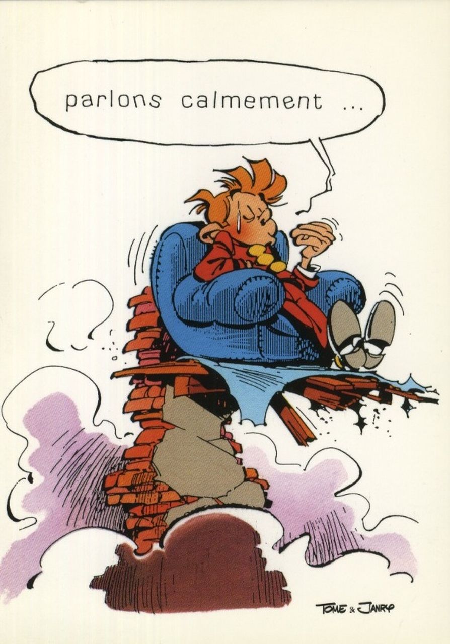 Tome et Janry, Spirou et Fantasio, Assortiment de 24 cartes postales ...