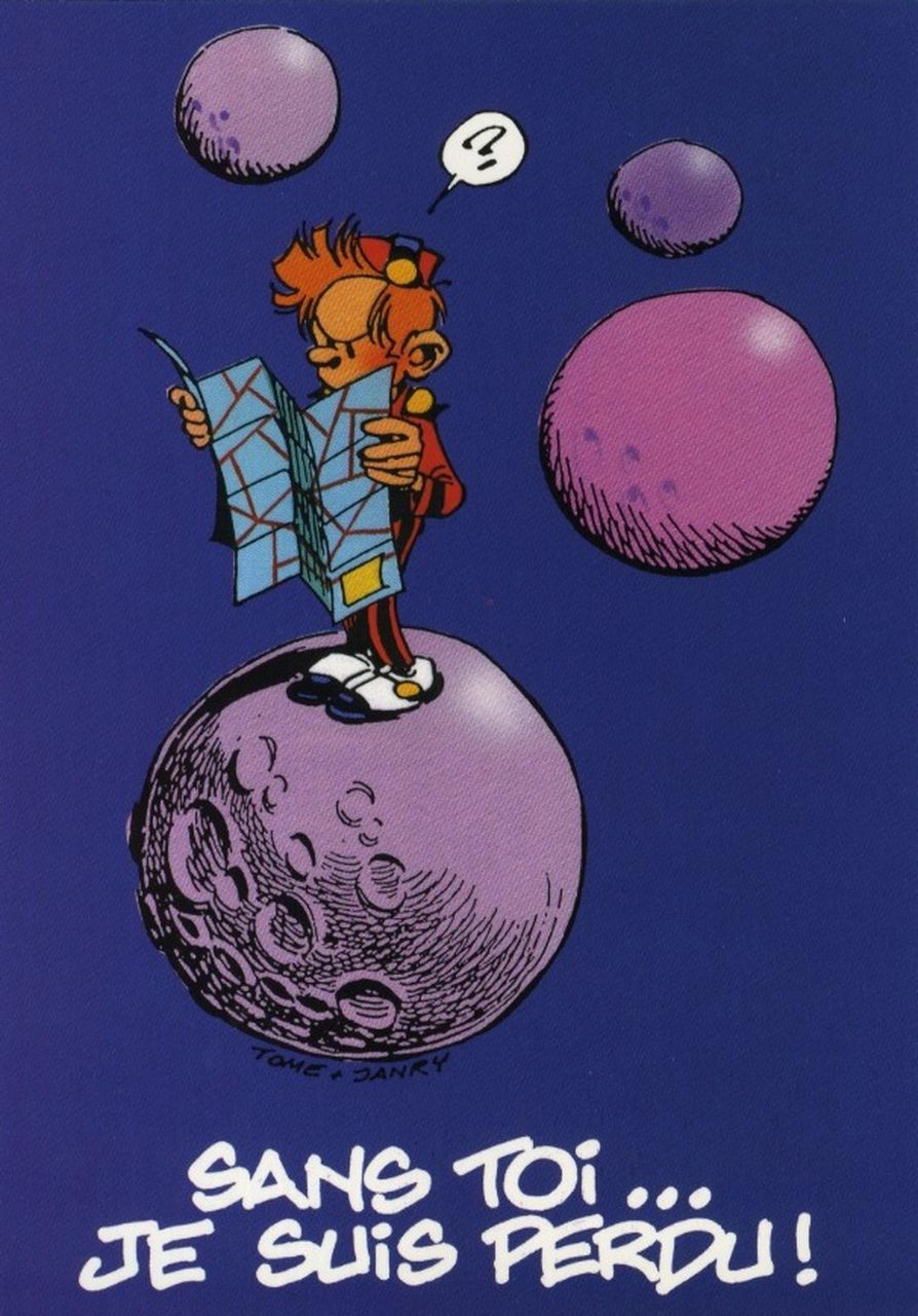 Tome et Janry, Spirou et Fantasio, Assortiment de 24 cartes postales ...