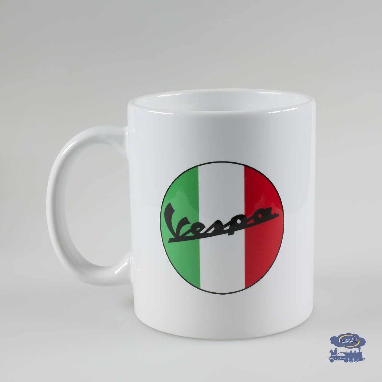 Vespa Orange, Mug Blanc - AKILON