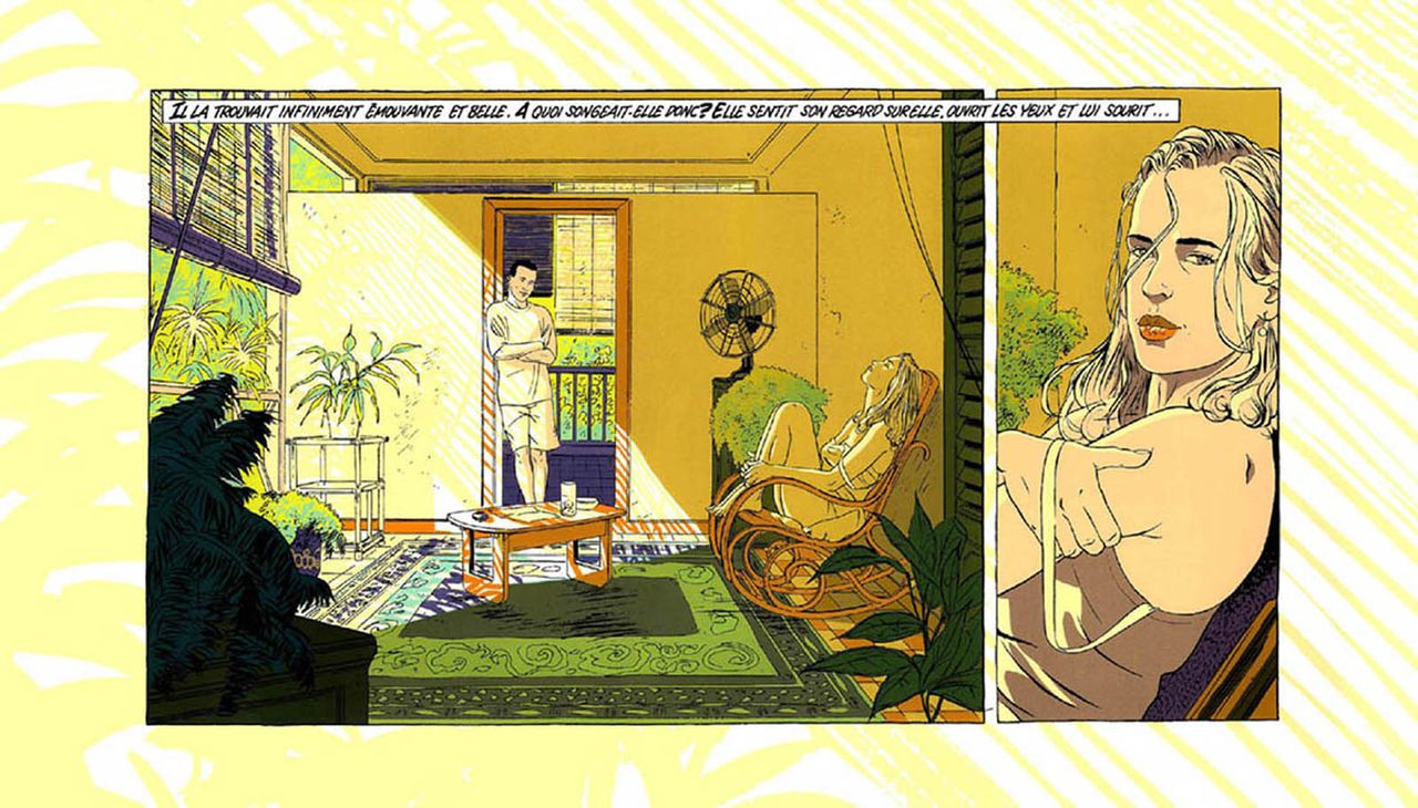 Warnauts, L'Orfèvre, Sérigraphie signée, Femme sur la véranda - AKILON